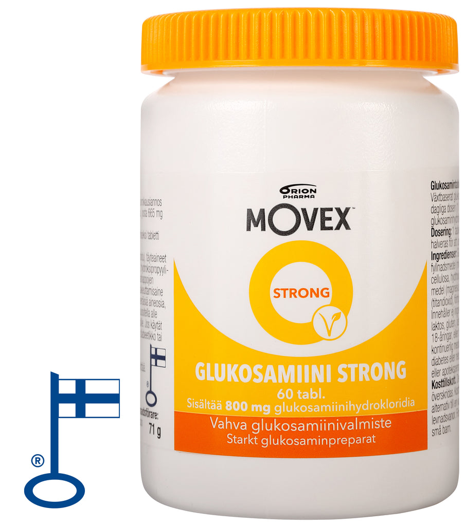 Glukosamiini Strong – Nivelten hyvinvointiin – Apteekkiplus.fi