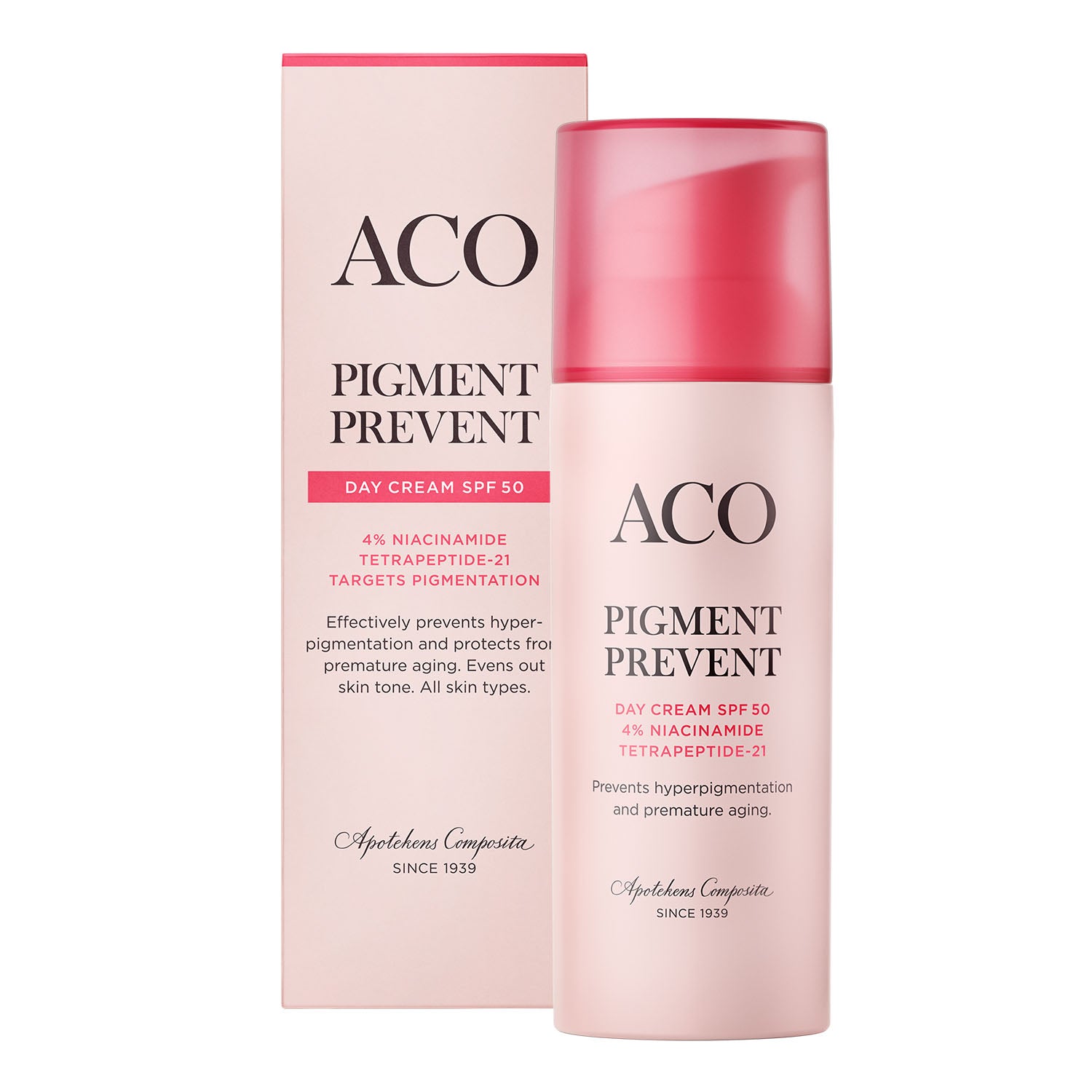 ACO Face Pigment Prevent Day Cream SPF50 – Apteekkiplus.fi