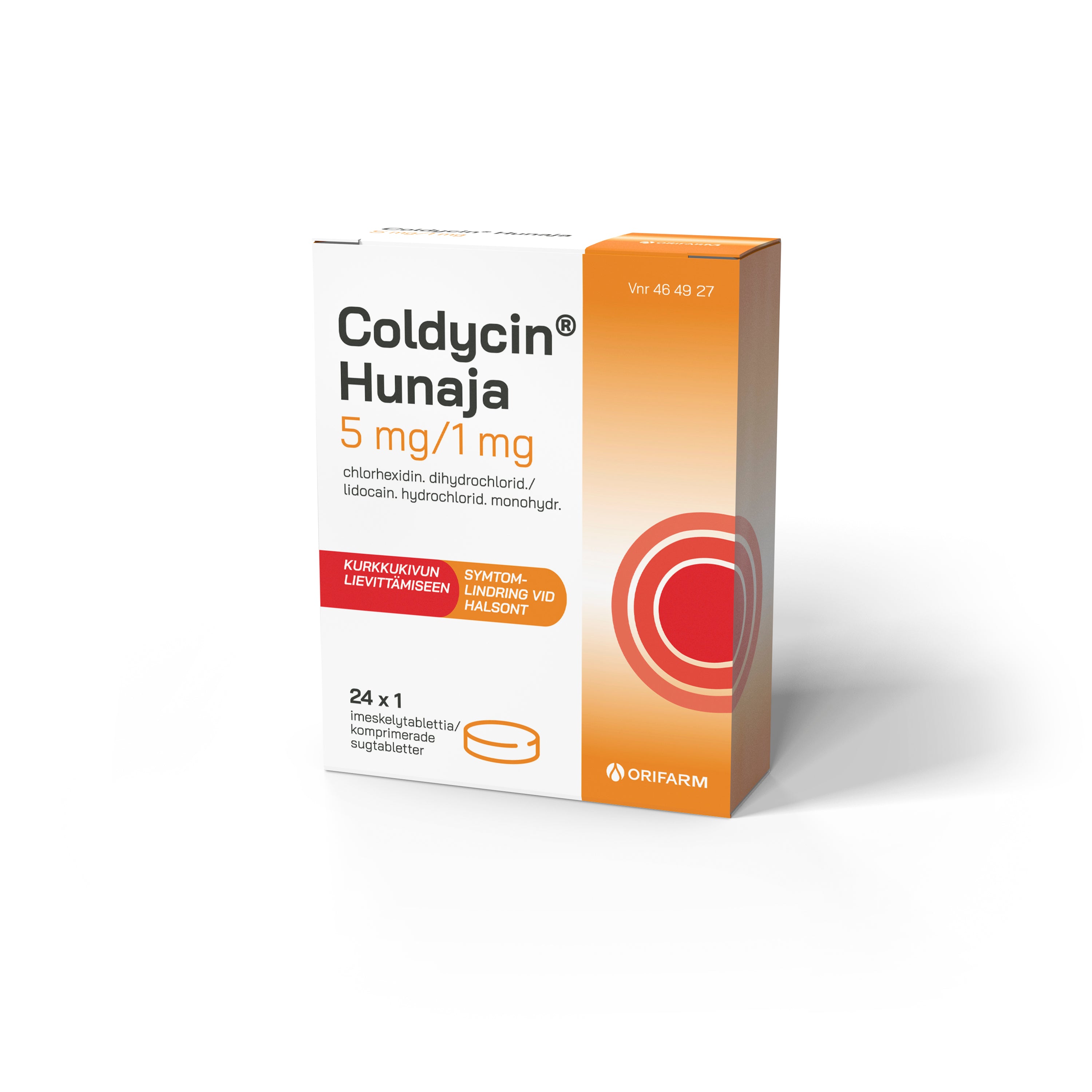 Coldycin Hunaja 5 mg/1 mg imeskelytabletit – Apteekkiplus.fi