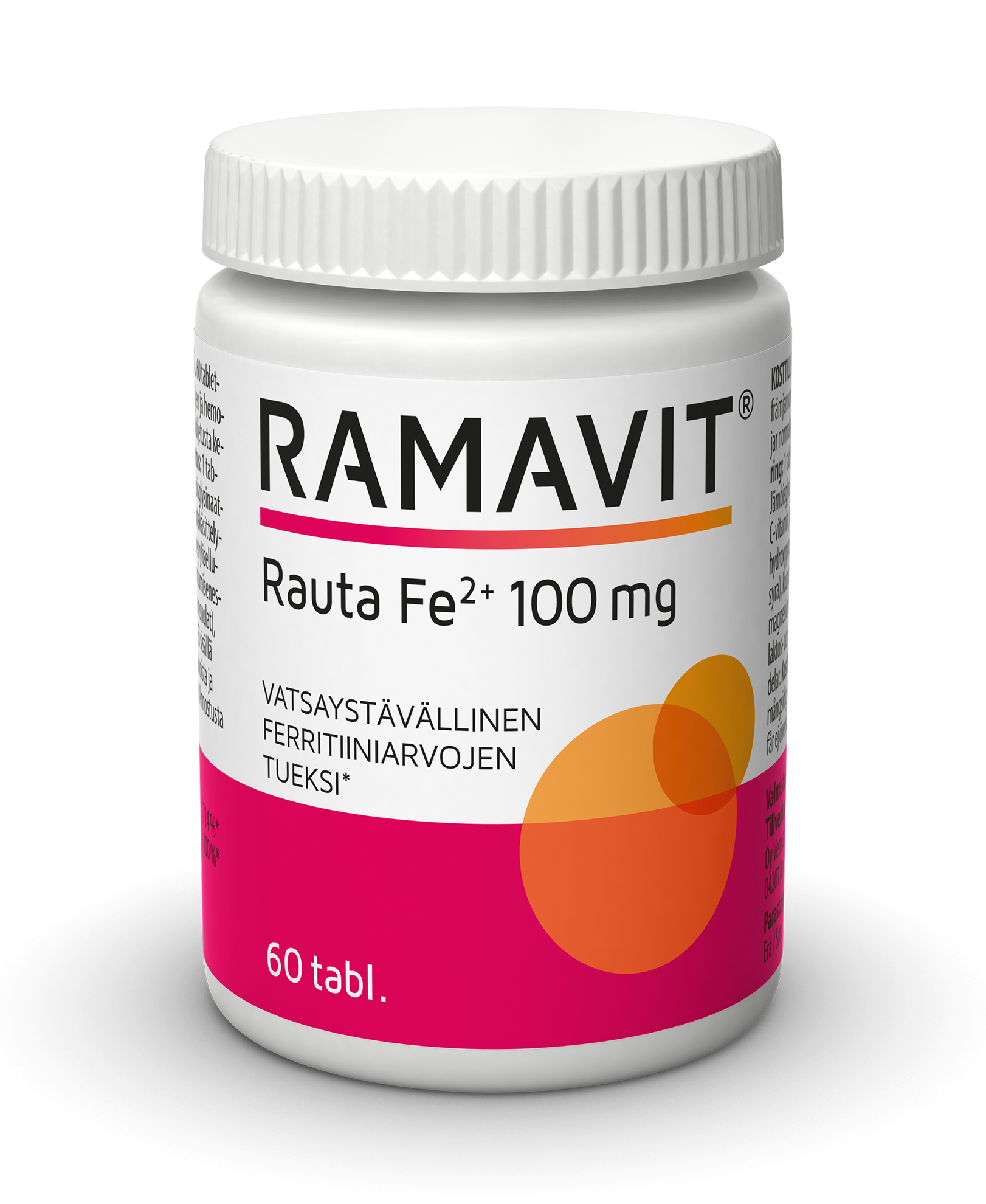 Ramavit Rauta 100 mg 60 tablettia – Apteekkiplus.fi