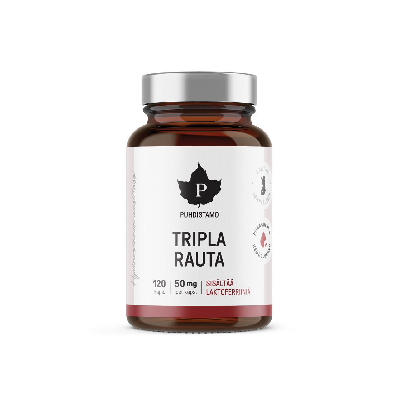 Puhdistamo Tripla Rauta 120 kaps – Apteekkiplus.fi