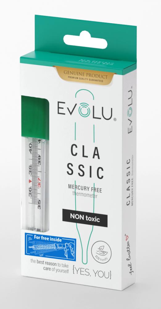 EVOLU Classic elohopeaton kuumemittari – Apteekkiplus.fi