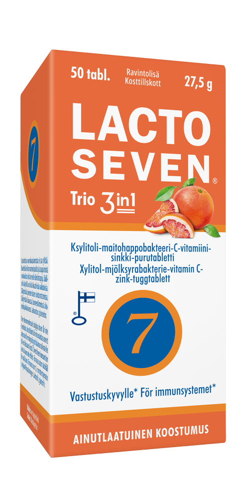 Lacto Seven Trio 50 tabl. – Apteekkiplus.fi