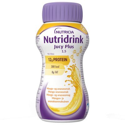Nutridrink Jucy Plus mango-ananas 4 x 200 ml