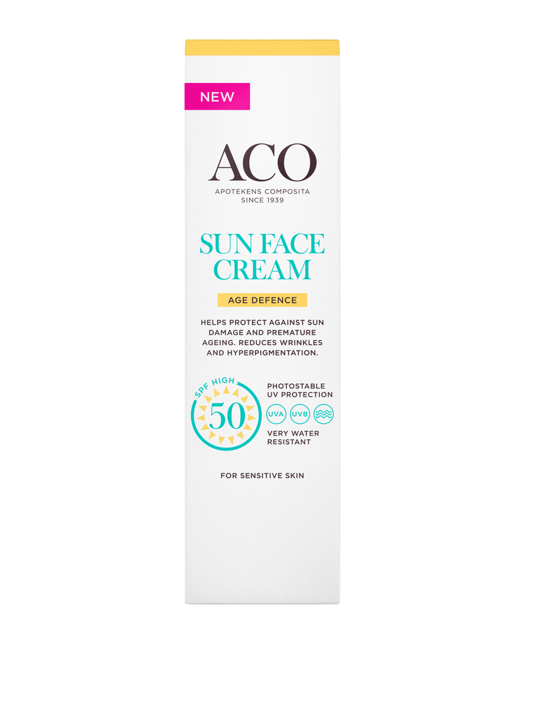 ACO Sun Face Cream Age Defence SPF50