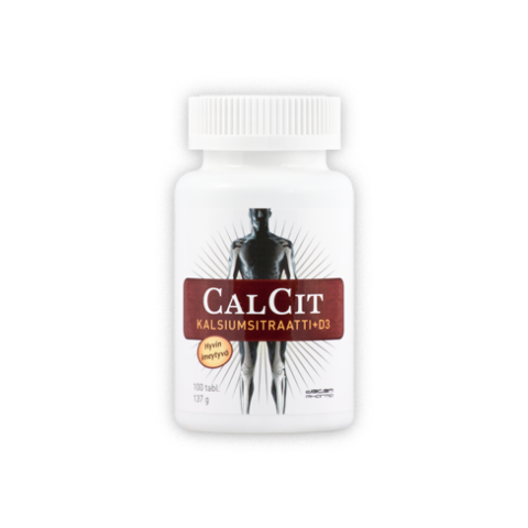 CalCit Kalsiumsitraatti + D3-Vitamiini 500 mg / 15 mikrog – Apteekkiplus.fi