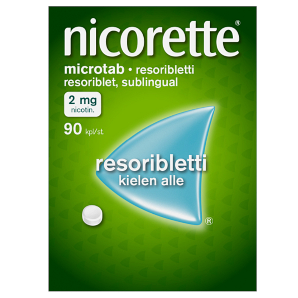 Nicorette Microtab 2 mg 90 tabl