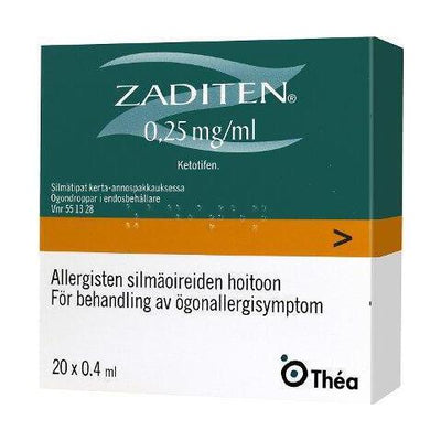 ZADITEN 0,25 mg/ml silmätipat